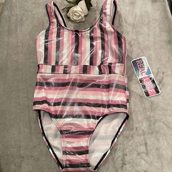 Real Love | Swim | Real Love Girls One Piece Swimsuit Size 56 | Poshmark